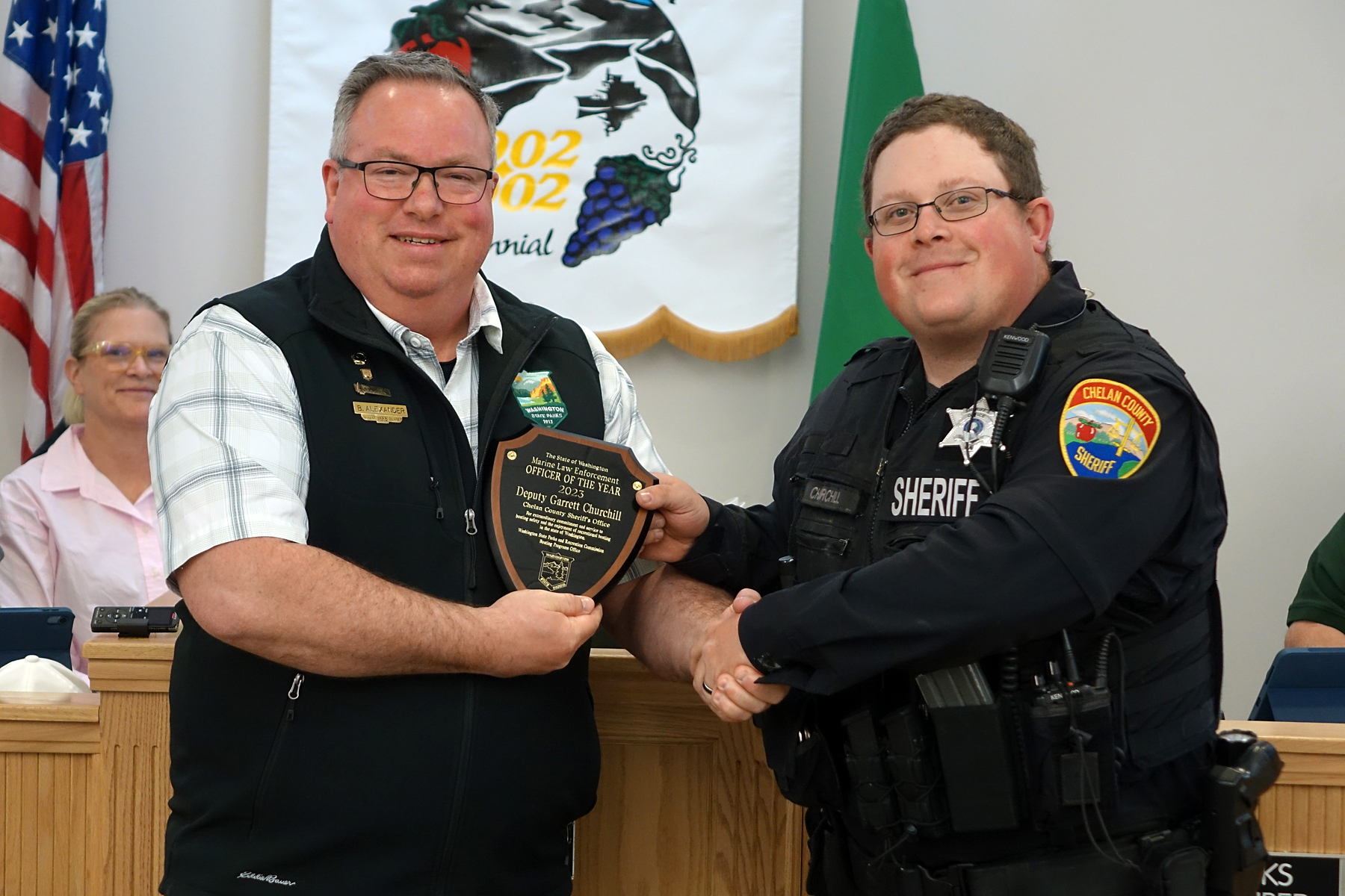 Marine Patrol Deputy Churchill honored at City Council – All Things ...