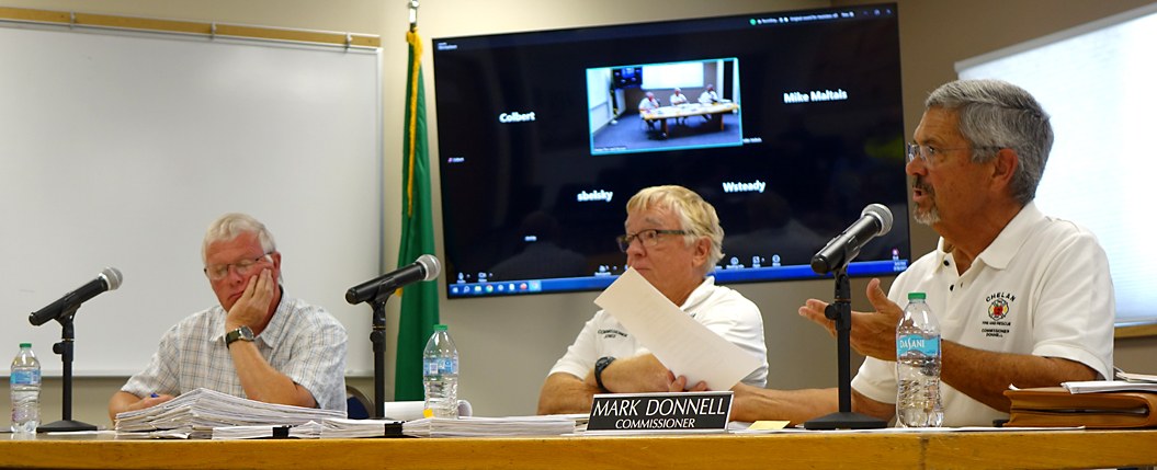 Chelan Fire discusses TIF issues… Hillary Franz presents fire ...